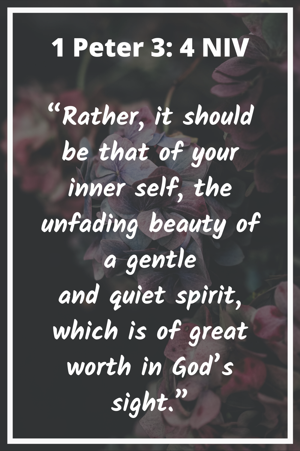 1 Peter 3: Remarkable Unfading Beauty of a Gentle and Quiet Spirit ...